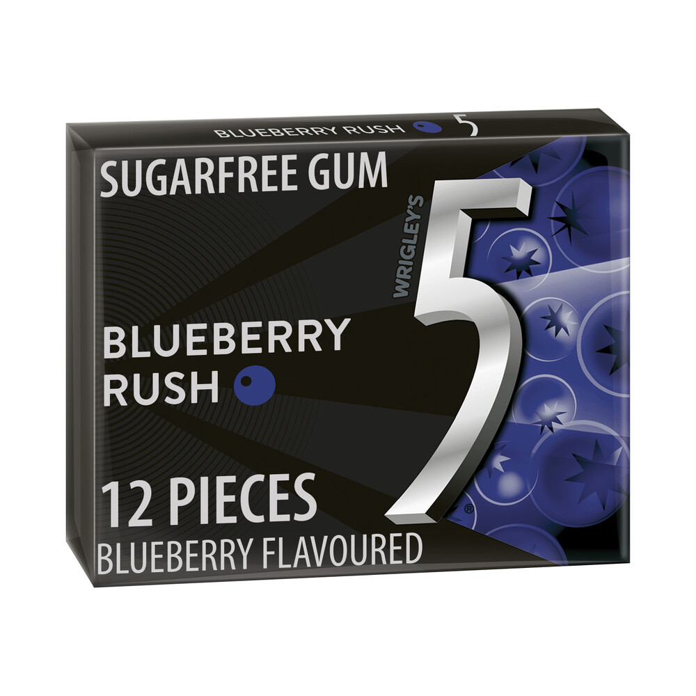 5 GUM BLUEBERRY RUSH 32g is Halal, Install Mustakshif