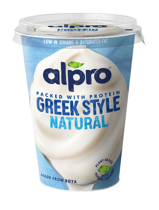 Alpro Greek Style unflavored fermented soy product 400g is Halal ...