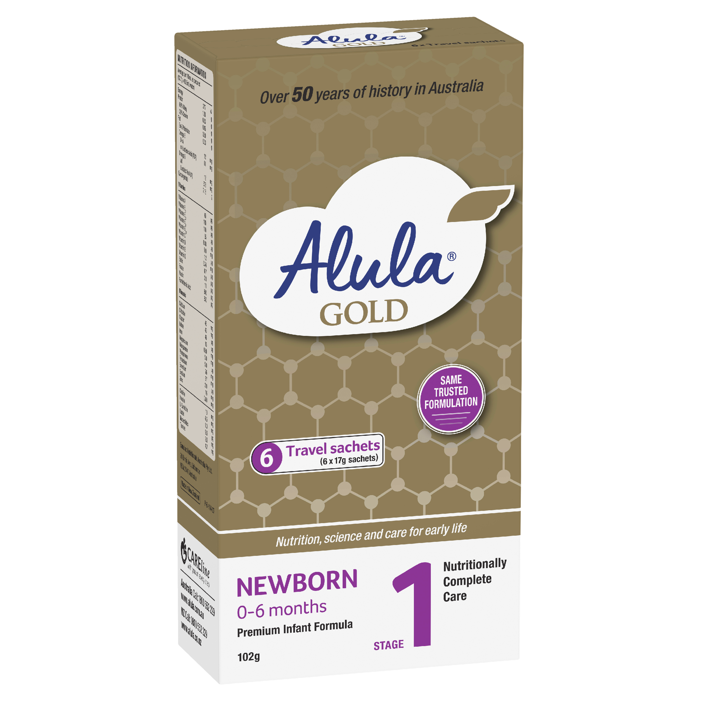 Alula Gold Newborn Infant Formula 6 x17g Sachets is not Halal, Install ...