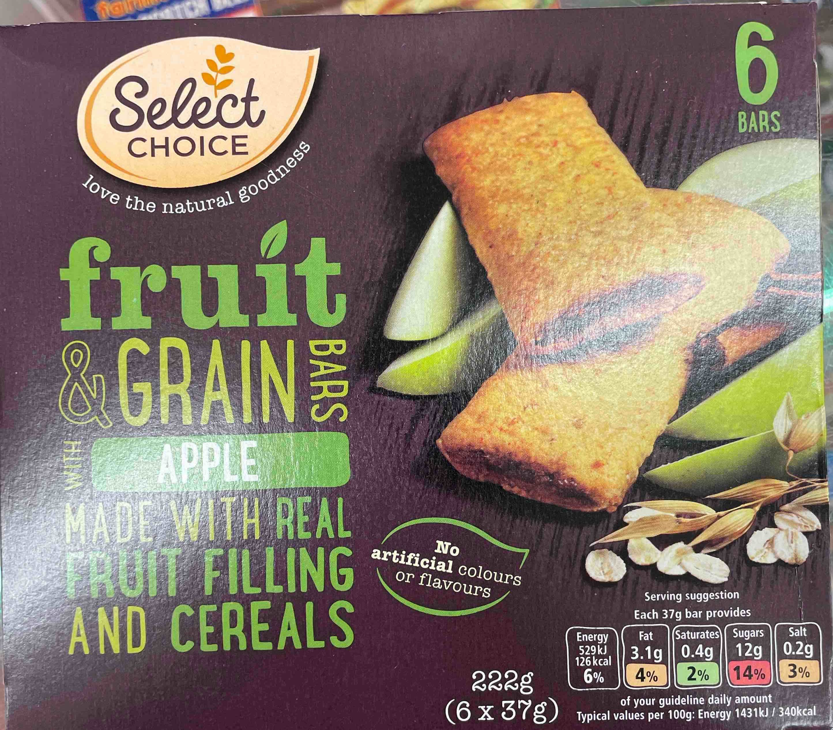 Select CHOICE fruít & GRAIN APPLE , 6 bars , 222g is not Halal, Install ...