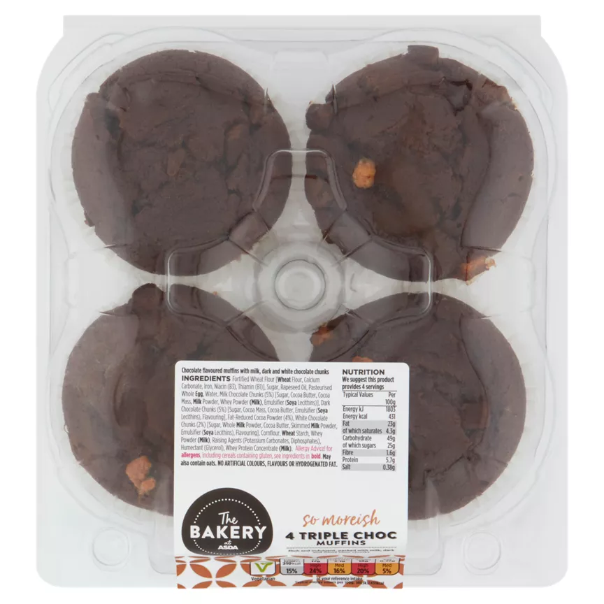 ASDA Baker's Selection Chocolate Chip Muffins is Halal, Install Mustakshif