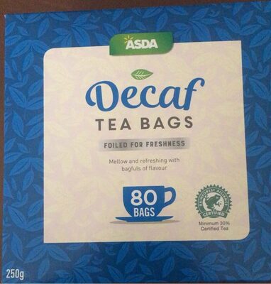 Check Halal status of Asda decaf tea bags, Install Mustakshif