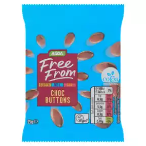 ASDA Free From Choc Buttons is Halal, Install Mustakshif
