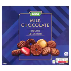 Asda Milk Chocolate Biscuit Selection 400g is Halal, Install Mustakshif