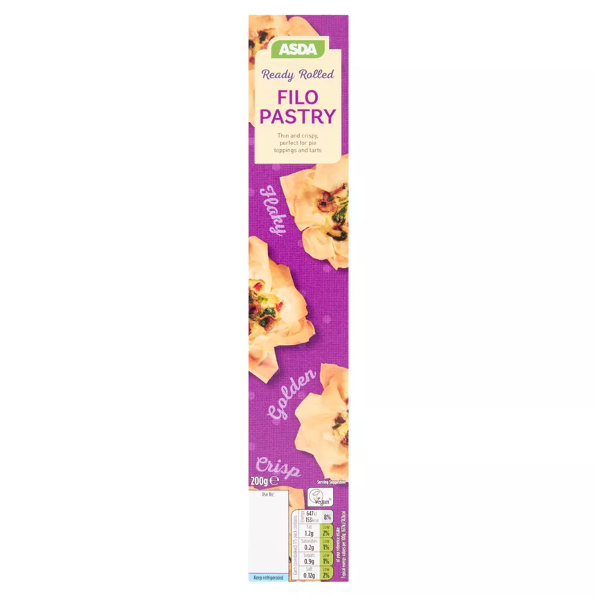 Check Halal Vegan Vegetarian Status Of ASDA Ready Rolled Filo Pastry check-halal-vegan-vegetarian-status-of-asda-ready-rolled-filo-pastry