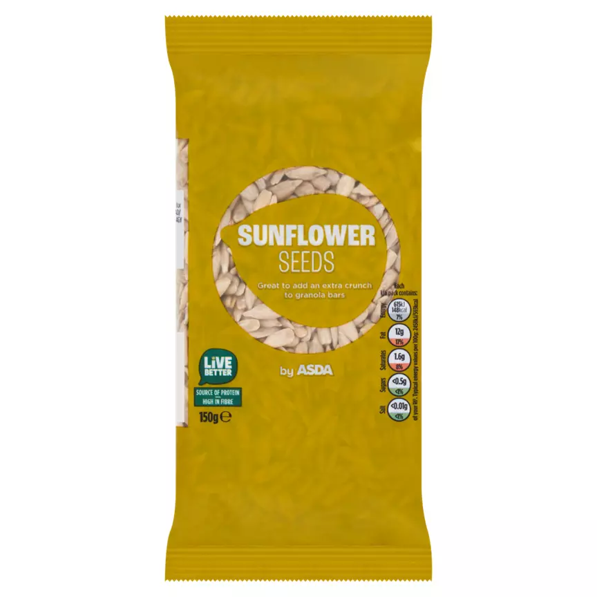 Asda Sunflower Seeds 150g is Halal, Install Mustakshif