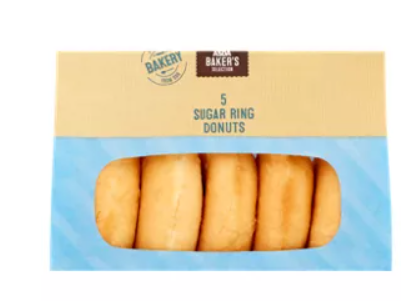 ASDA Baker's Selection Sugar Ring Donuts is Halal, Install Mustakshif