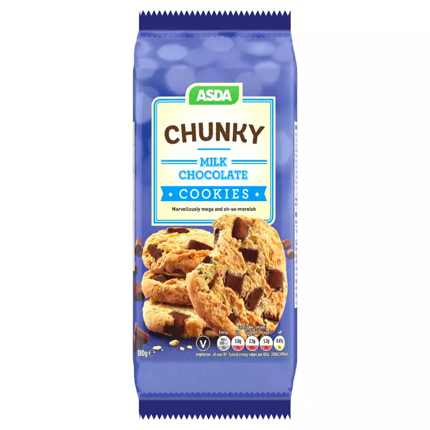 Asda Chunky Milk Chocolate Cookies 180g Is Halal Install Mustakshif asda-chunky-milk-chocolate-cookies-180g-is-halal-install-mustakshif