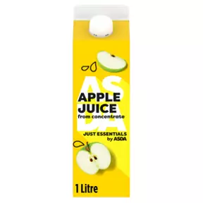 JUST ESSENTIALS by ASDA Apple Juice from Concentrate 1l is not Halal ...