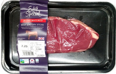 Asda,Asda Extra Special 28 days matured Beef Sirloin Steak is not Halal ...