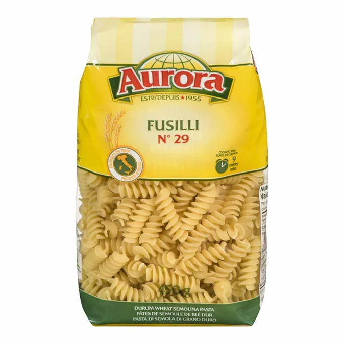 Aurora FUSILLI PASTA 450 g is halal suitable | Halal Check