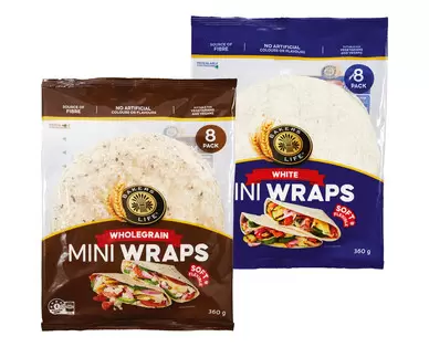 Bakers Life Mini White or Wholegrain Wraps 8pk/360g is not Halal ...