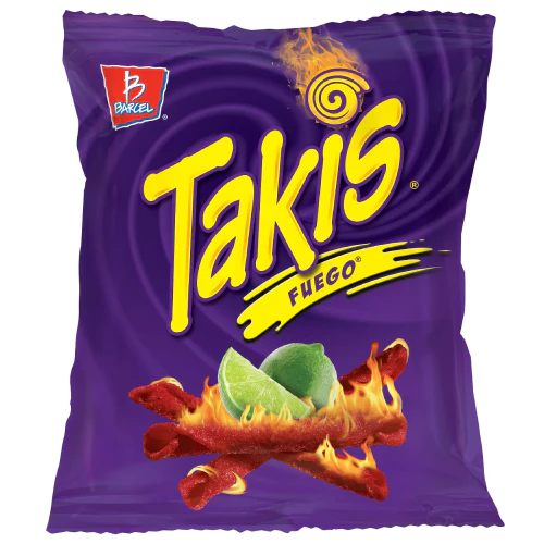 Check Halal status of barbell USA LLC Takis Fuego. Hot Chili Pepper ...