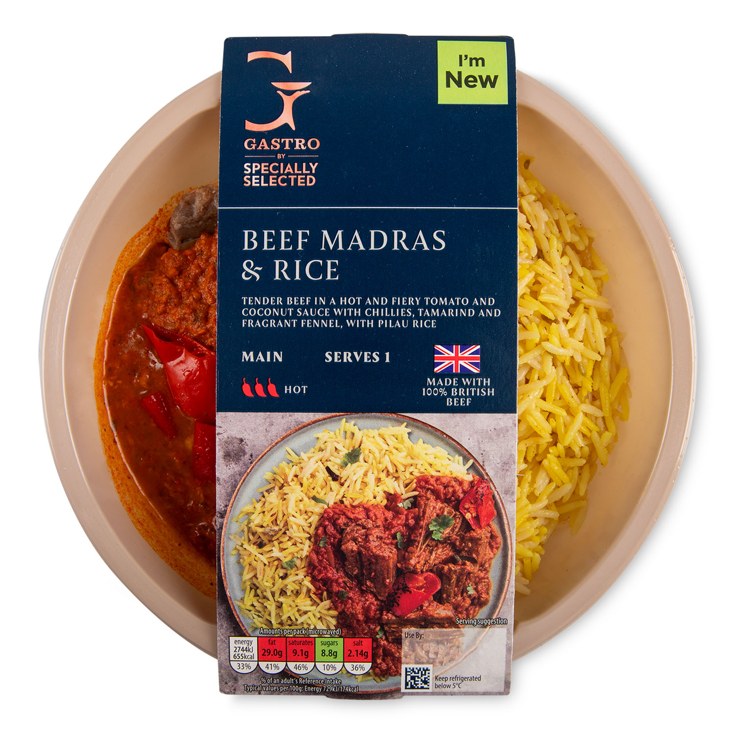 Check Halal status of Specially Selected Gastro Beef Madras 400g ...