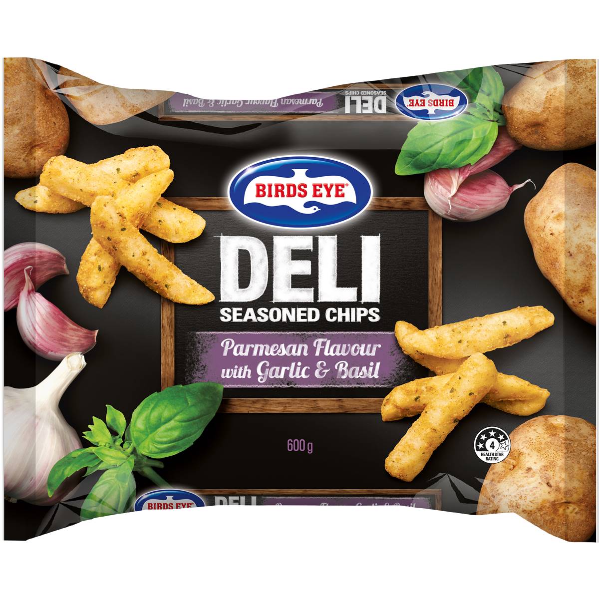 Birds Eye Deli Seasoned Chips Parmesan, Garlic & Basil 600g is not ...