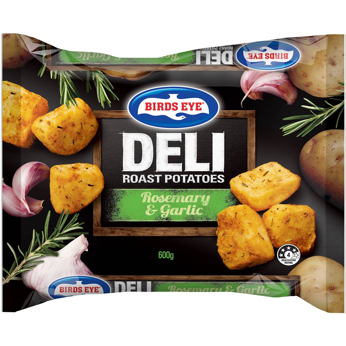 Birds Eye Deli Seasoned Roast Potatoes Rosemary & Garlic 600g is Halal ...