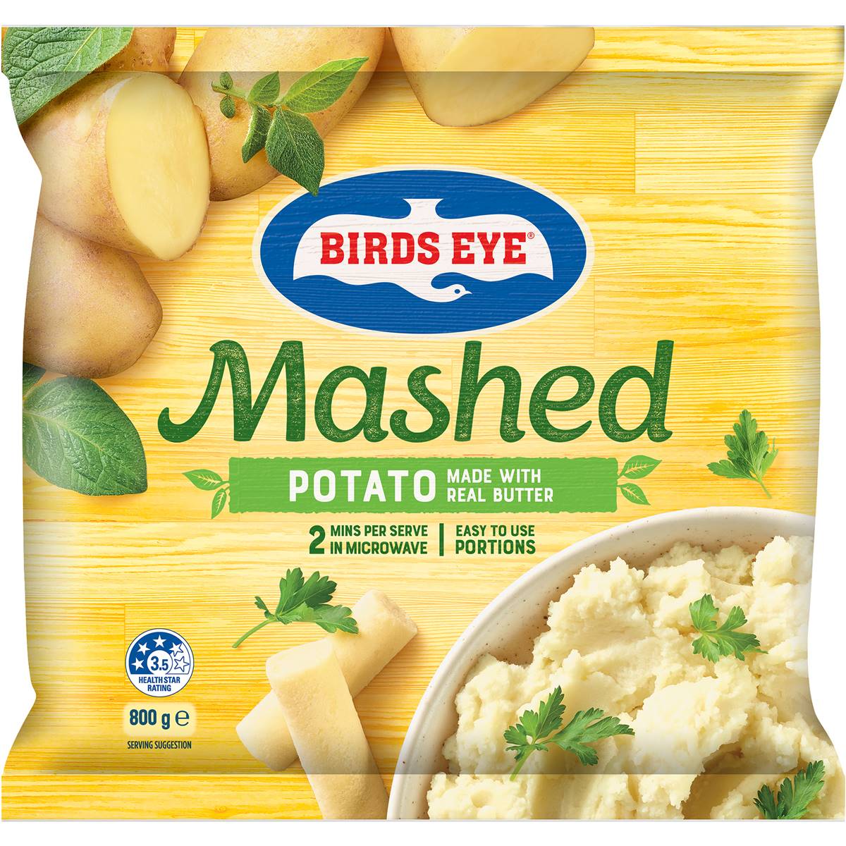 Birds Eye Mashed Potato 800g is Halal, Install Mustakshif