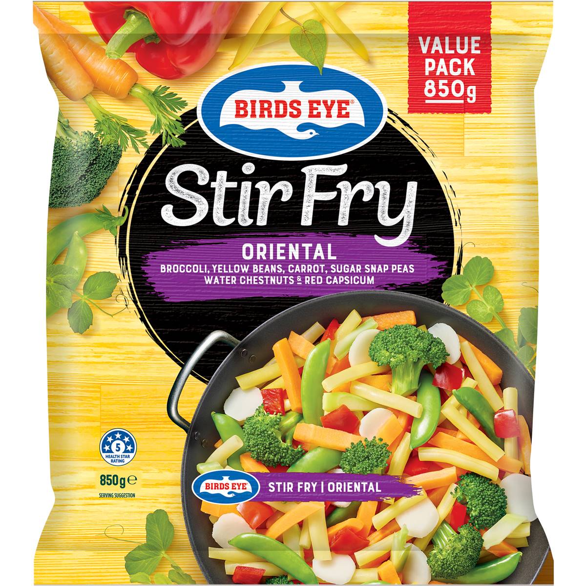 Birds Eye Stir Fry Oriental 850g is Halal, Install Mustakshif