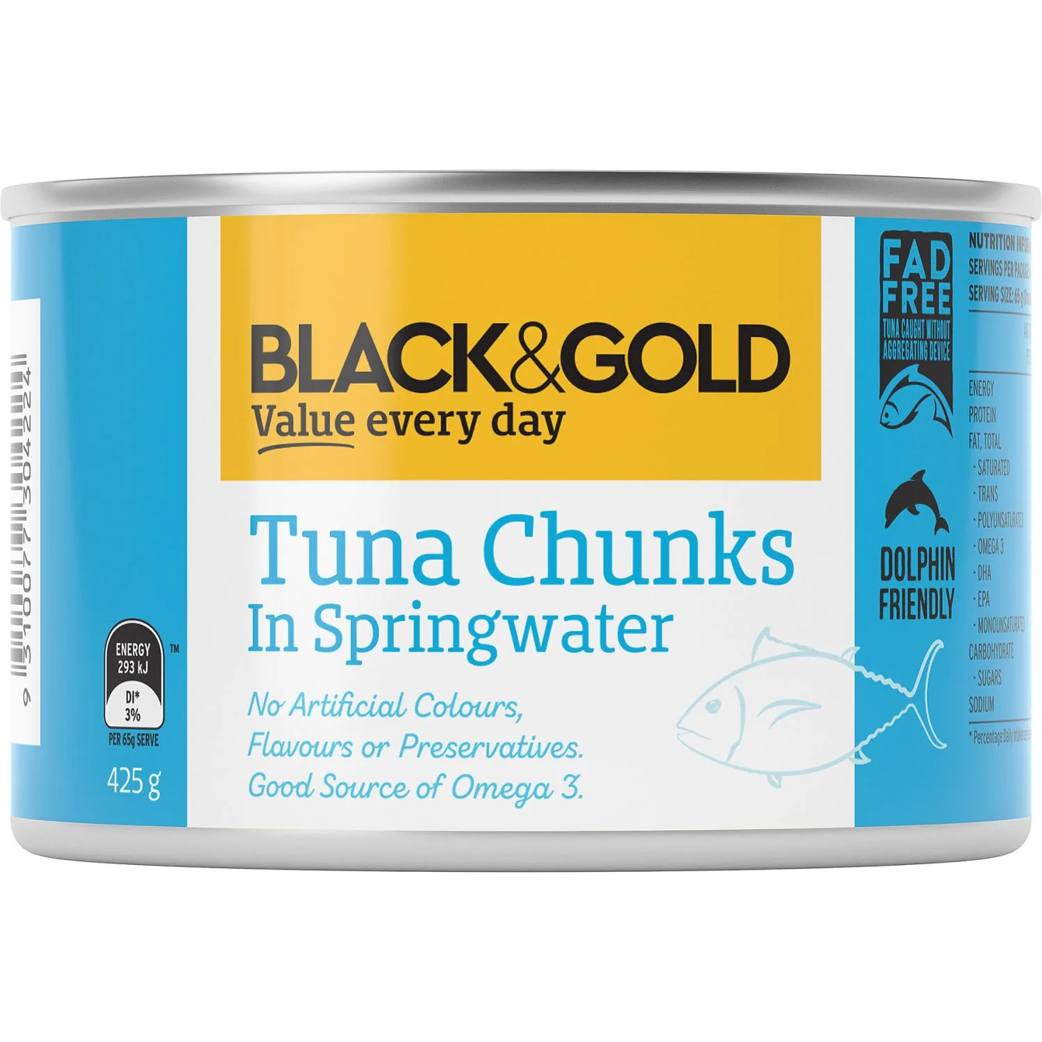 Check Halal status of Black & Gold Tuna Chunks In Springwater, Install Mustakshif