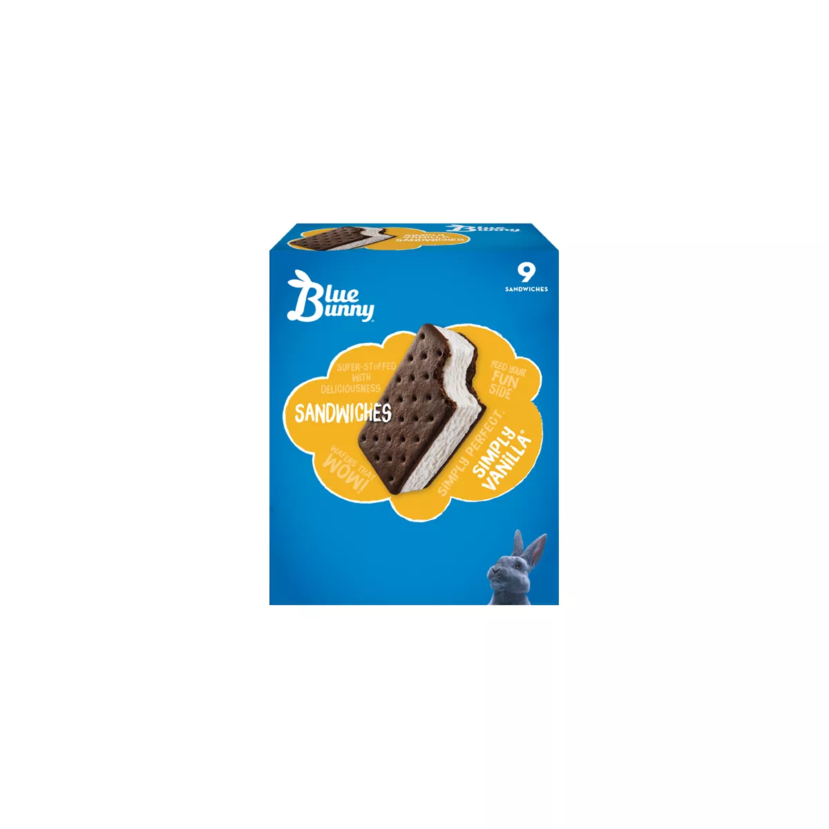 Blue Bunny Frozen Premium Sandwiches Vanilla - 9ct is not Halal ...