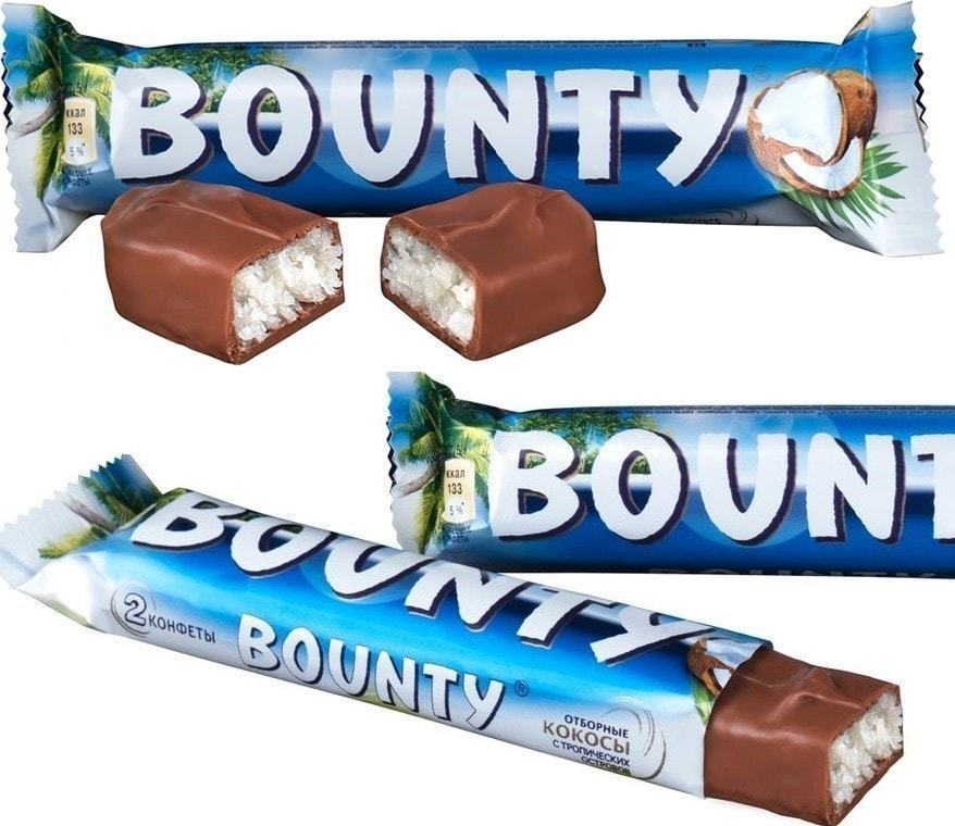 Bounty Chocolate Barcode