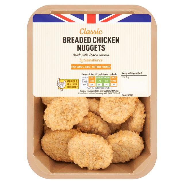 Sainsbury's Classic Breaded Chicken Nuggets 250g is not Halal, Install ...