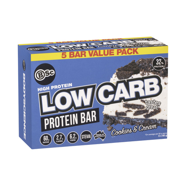 Check Halal status of BSC High Protein Bar Low Carb Cookies And Cream 5 ...