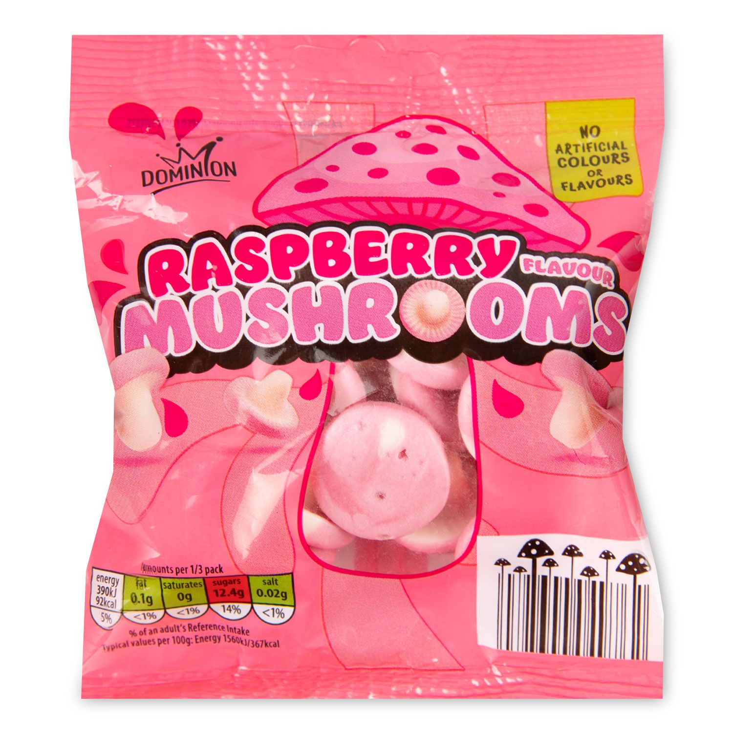 Check Halal status of Dominion Raspberry Flavour Mushrooms 75g, Install ...