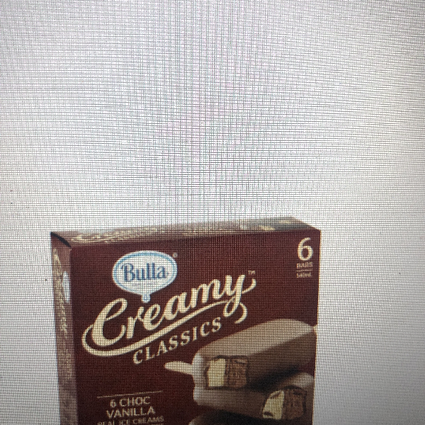 Bulla creamy classic ice cream choc vanilla twins 6 pack is not Halal ...