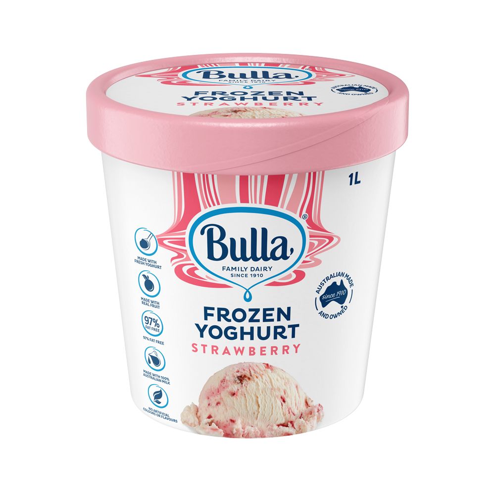 Check Halal status of Bulla Frozen Yoghurt – Strawberry, Install Mustakshif