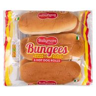 Check Halal status of Bungees Hot Dog Rolls 420g 6 Pack Ballymore Crust ...