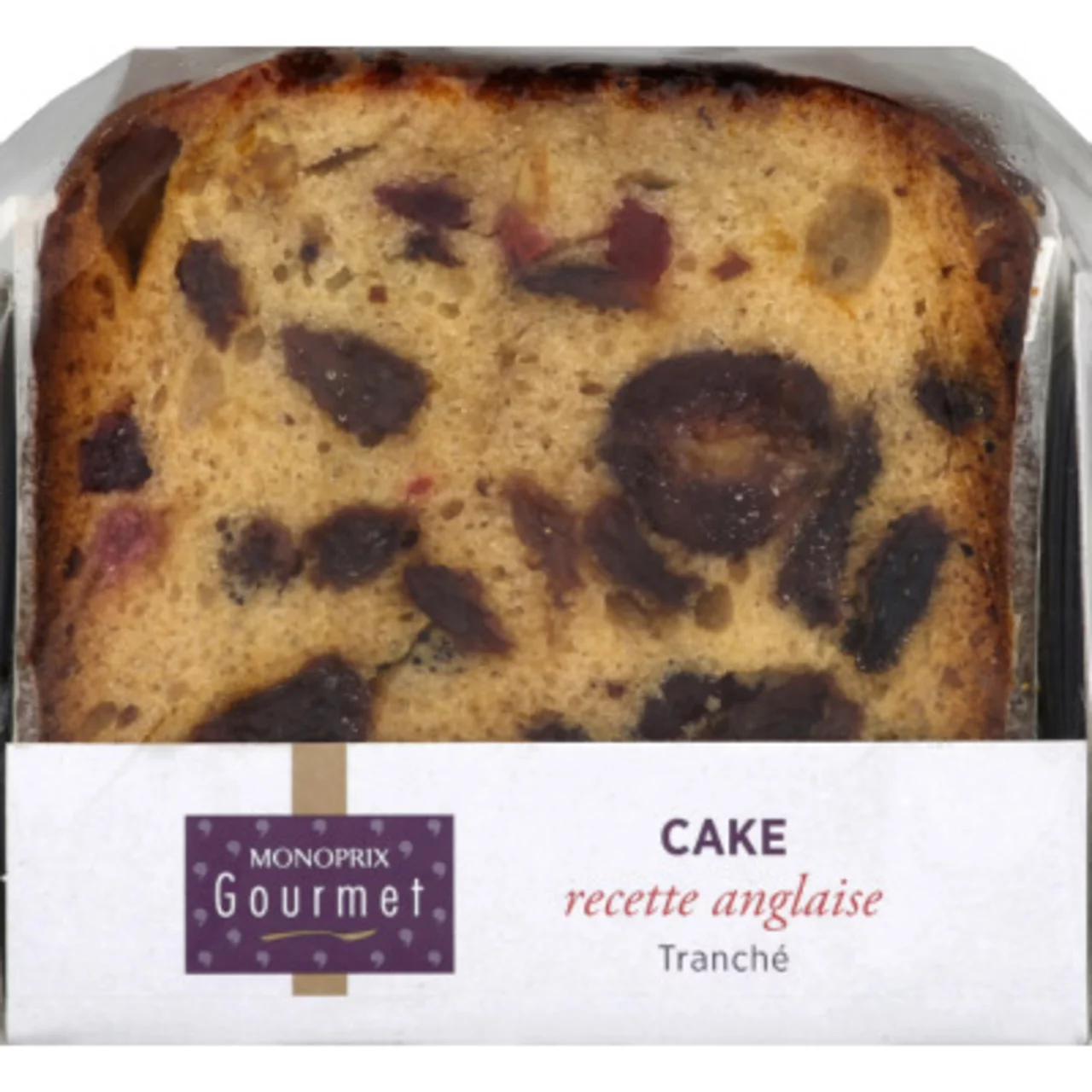 Monoprix English fruit cake sliced - 400 g is not Halal, Install Mustakshif