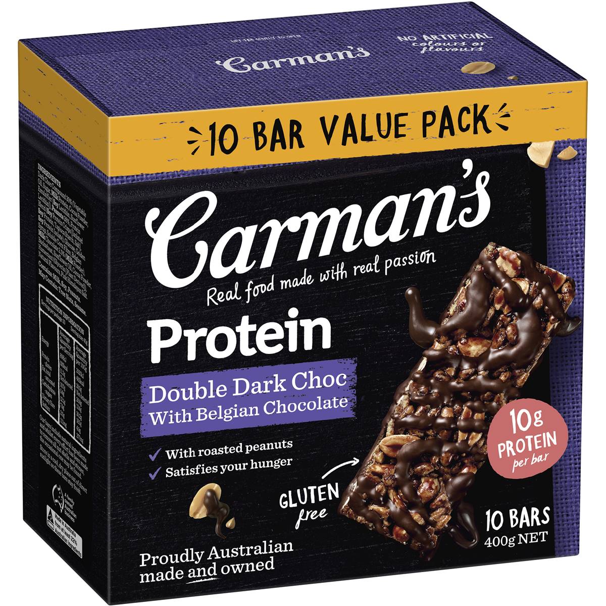 Check Halal, gluten-free status of Carmans Carman's Double Dark Choc ...