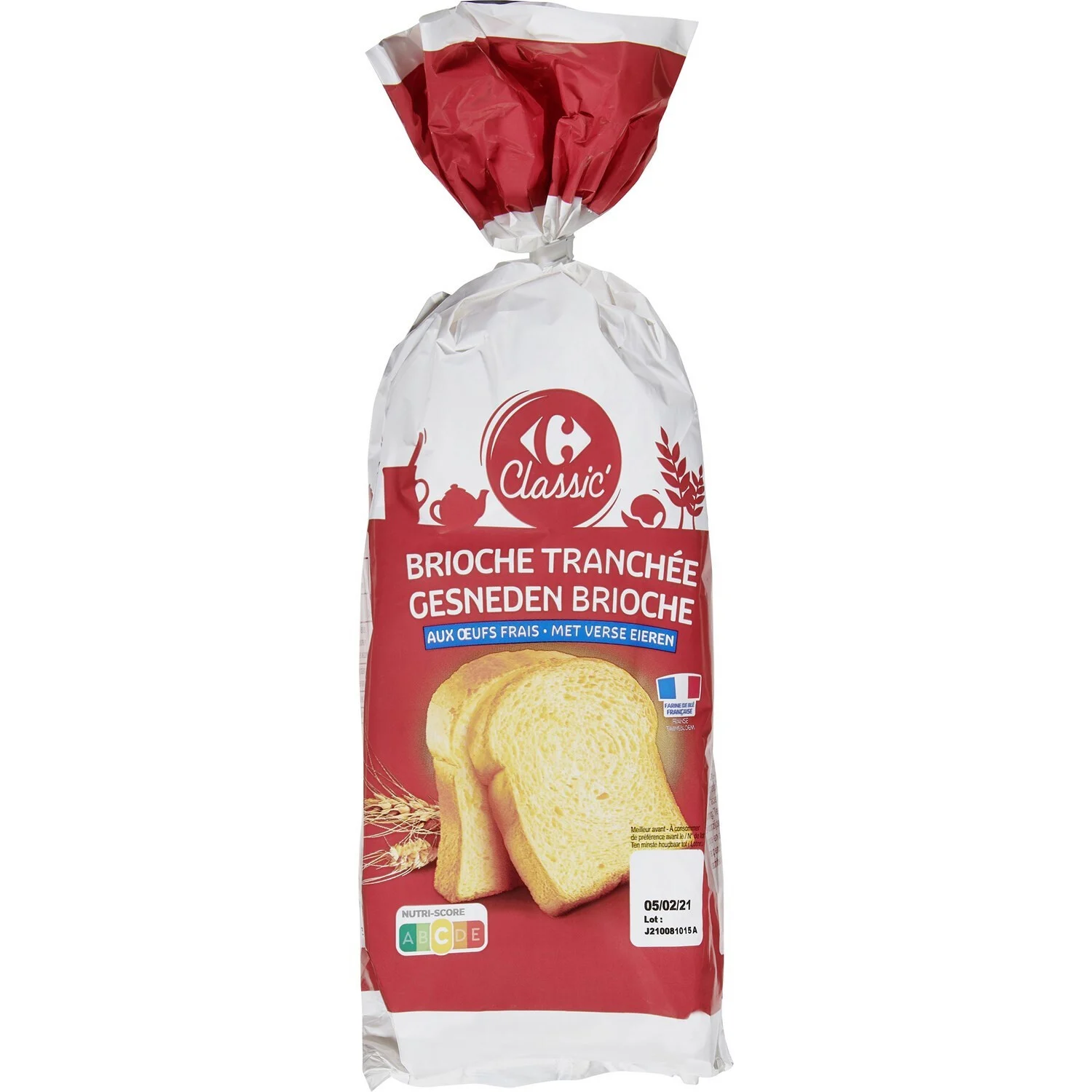 Check Halal status of CARREFOUR CLASSIC' sliced brioche the 500g ...