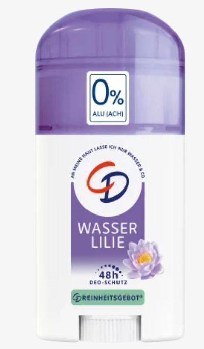 CD Deodorant stick water lily, 40 ml is Halal, Install Mustakshif