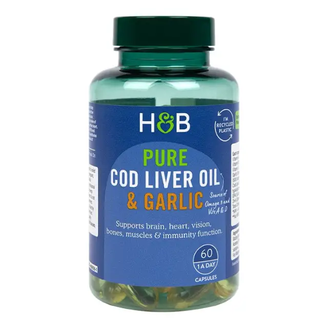 Holland & Barrett Pure Cod Liver Oil & Garlic 60 Capsules is not Halal ...