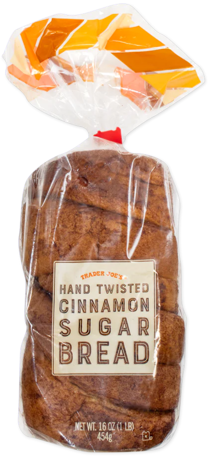 Trader Joe’s Hand Twisted Cinnamon Sugar Bread 16 oz is halal suitable ...