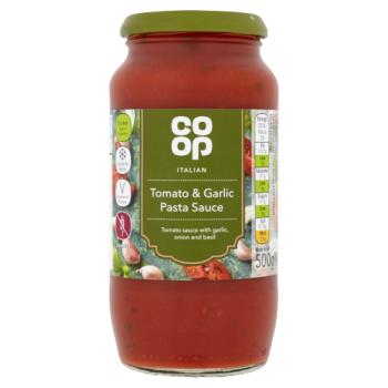 Co-op Italian Tomato and Garlic Pasta Sauce 500g is Halal, Install ...