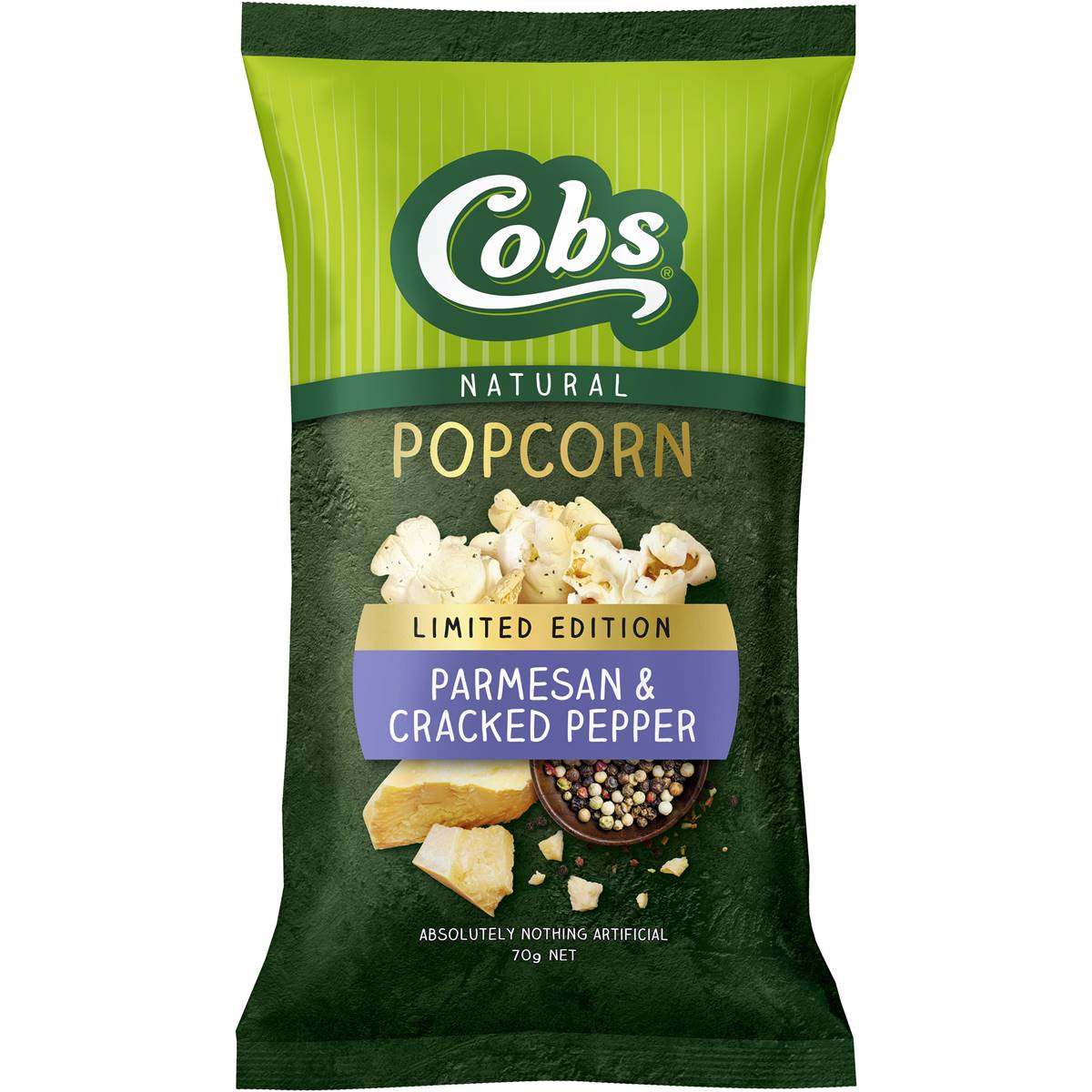 Cobs Popcorn Parmesan & Cracked Pepper 70g is not halal | Halal Check