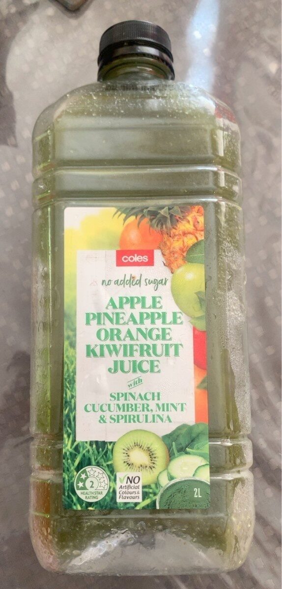 Check Halal status of Coles Apple Pineapple Orange Kiwifruit Juice - No ...