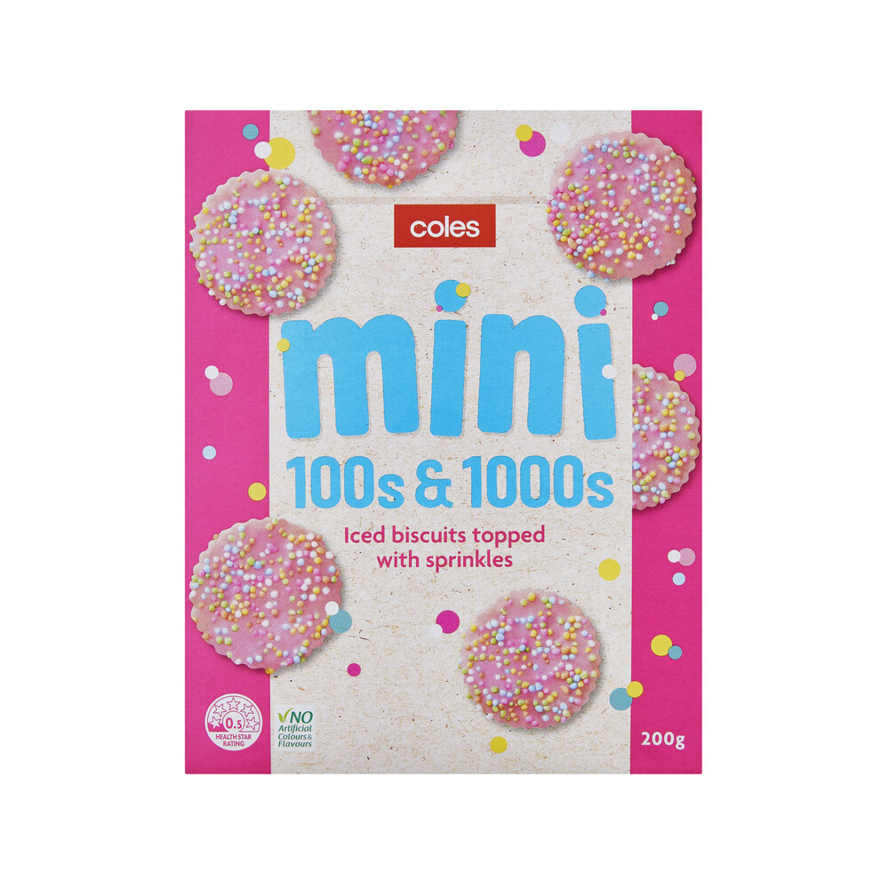 Check Halal status of Coles 100's & 1000's Kids Mini Biscuits | 200g ...