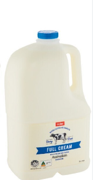 Coles Full Cream Milk | 3L is Halal, Install Mustakshif