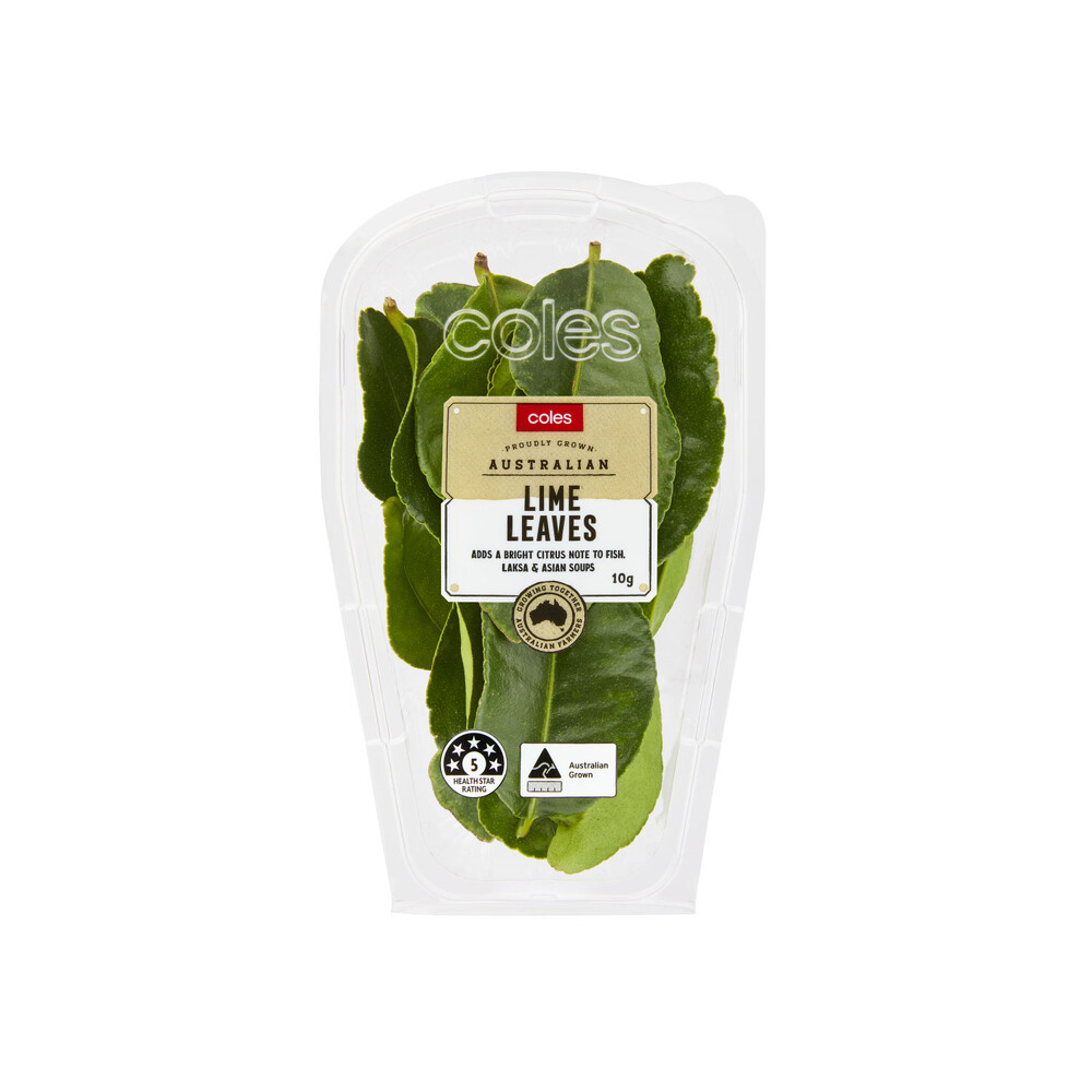 Coles Herb Punnets Lime Leaves | 10g is Halal, Install Mustakshif
