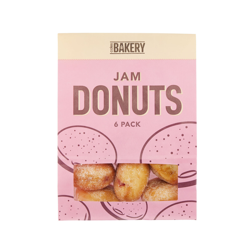 Check Halal status of Coles Mini Jam Donuts | 6 pack, Install Mustakshif