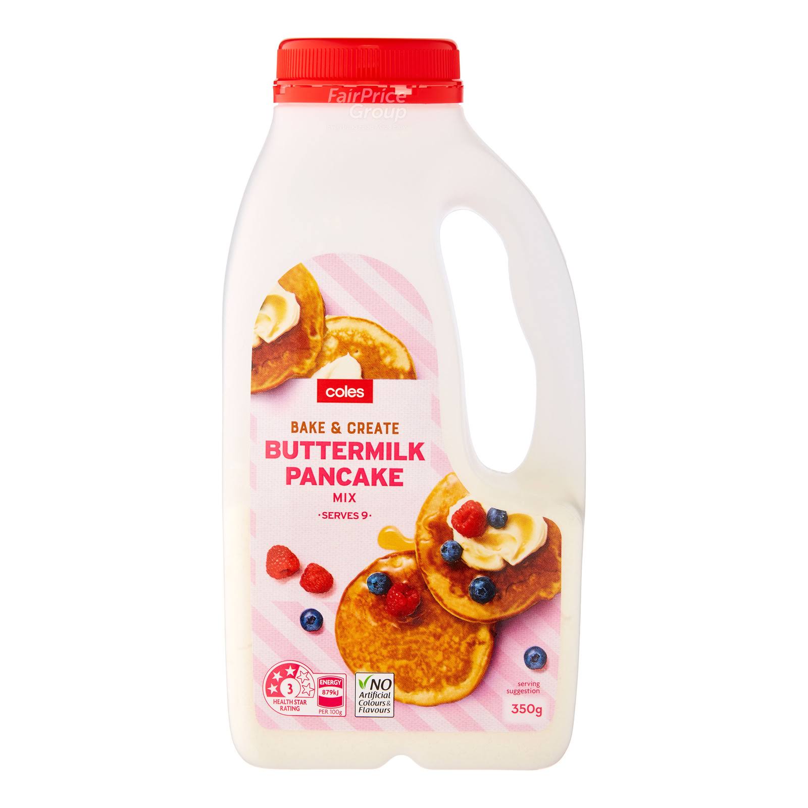 Coles Pancake Shake Mix Buttermilk | 350g is not Halal, Install Mustakshif