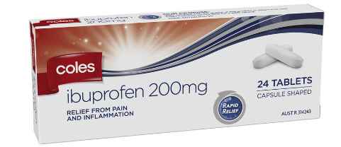 Coles Rapid Tablets Ibuprofen | 24pack is Halal, Install Mustakshif