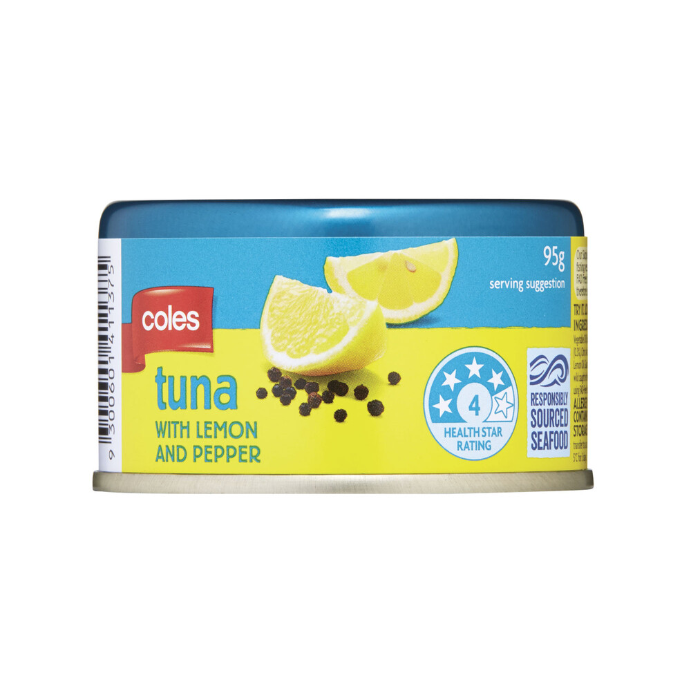 Check Halal status of Coles Tuna Lemon & Pepper | 95g, Install Mustakshif
