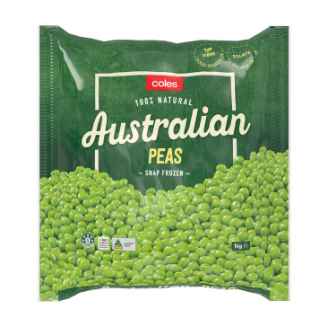 Coles Frozen Australian Peas | 1kg is Halal, Install Mustakshif