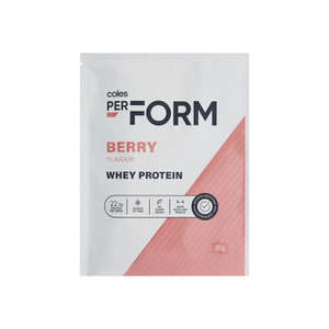 Check Halal status of Coles Perform Berry Whey Protein Powder (100g ...