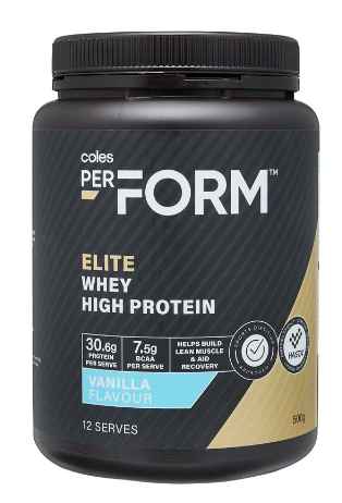Check Halal status of Coles Perform Elite Whey High Protein Powder ...